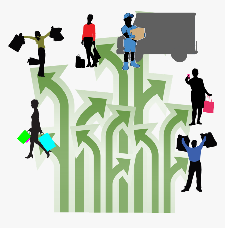 Wise Consumer Clipart - Clipart Different Paths, HD Png Download ...