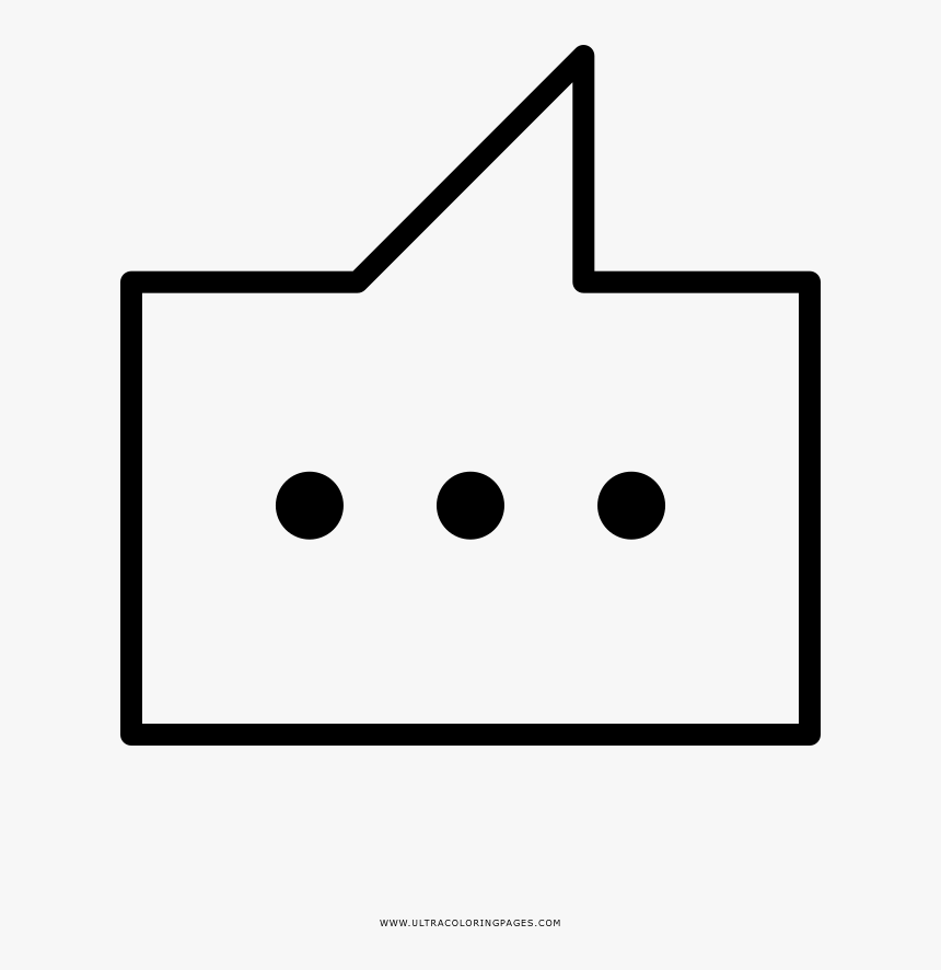 Thought Bubble Coloring Pages