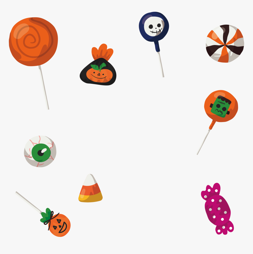 Transparent Halloween Candy Png - Halloween Candy Vector Png, Png ...