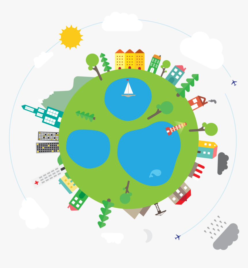 Travel Vector Globalization - Global Village Icon, HD Png Download ...