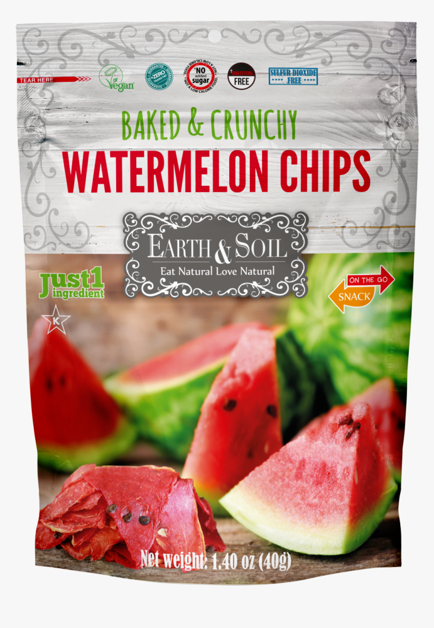 Nature S Wild Watermelon Chips - Earth And Soil Watermelon Chips, HD ...