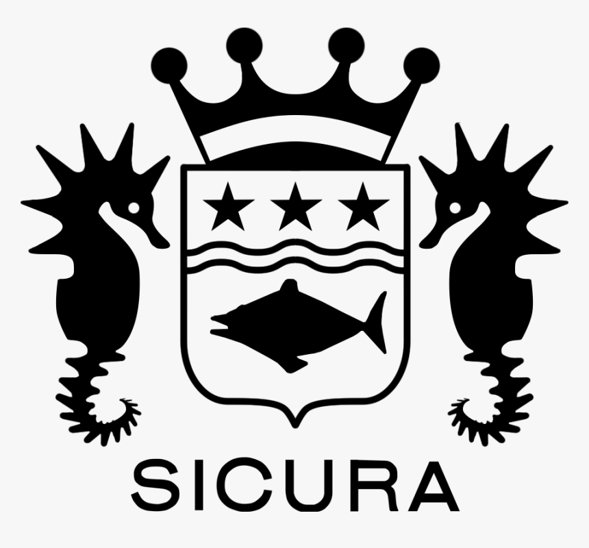 Sicura Coat Of Arms With Logo - Illustration, HD Png Download ...