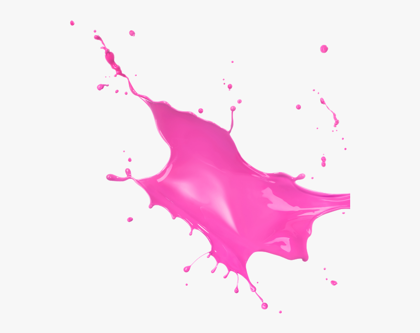 Transparent Splash Paint Png - Pink Colour Splash Png, Png Download ...