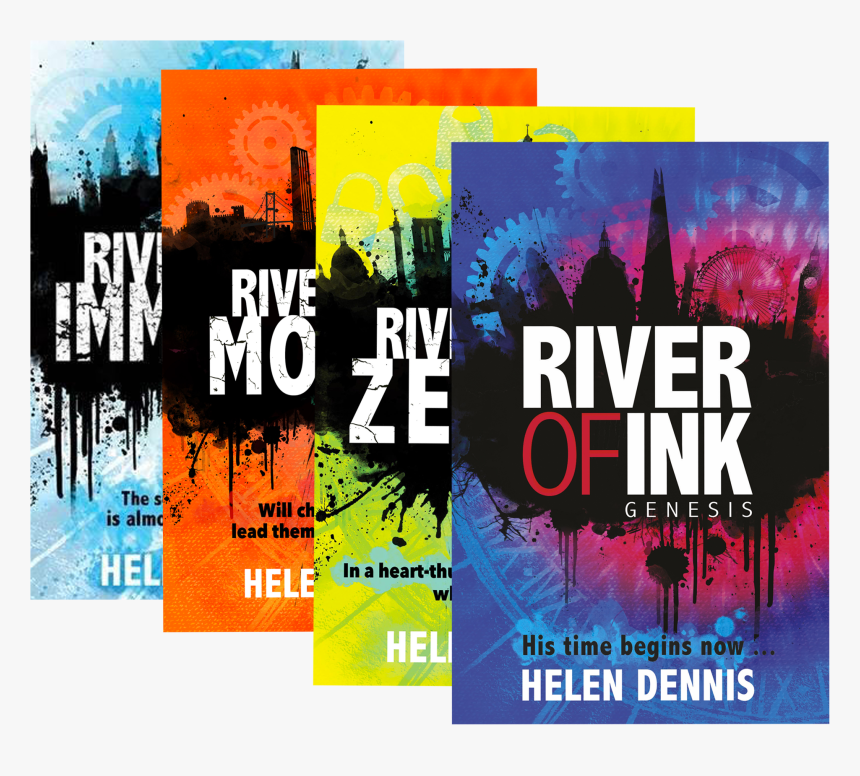 Transparent Stacked Books Png - River Of Ink Genesis, Png Download ...