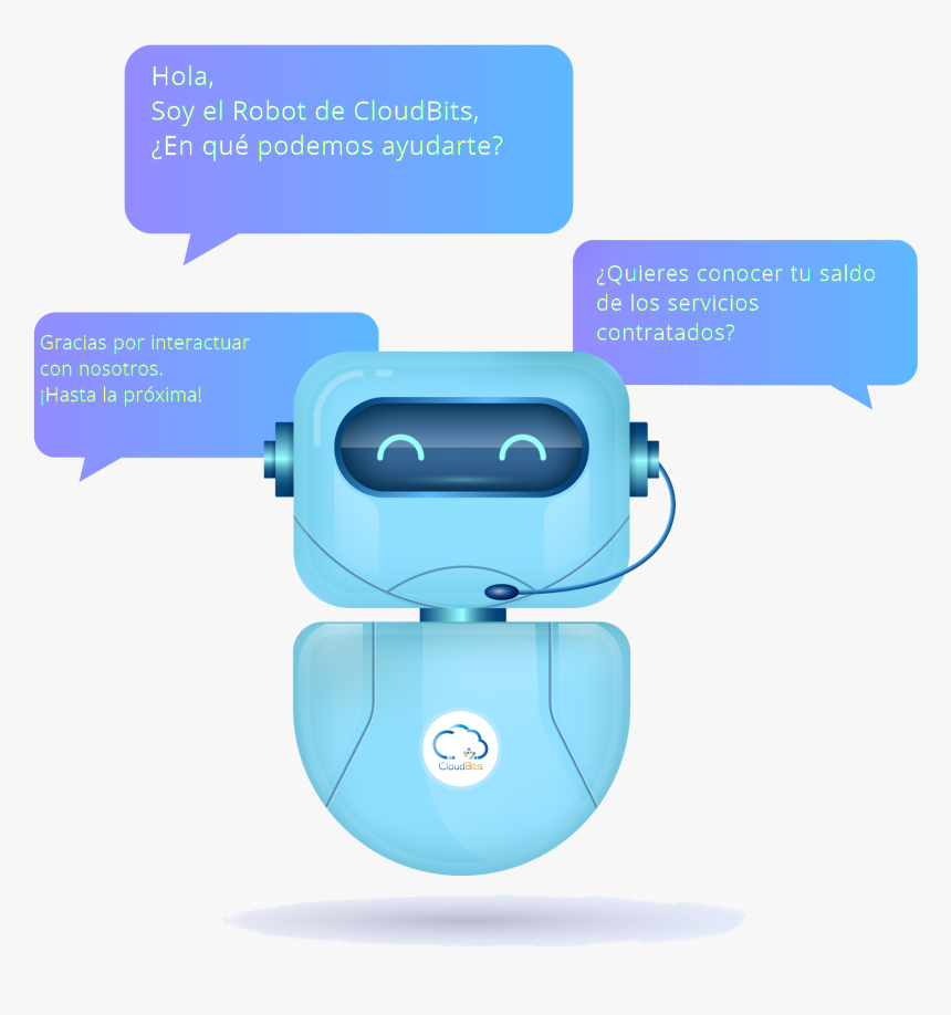 Robot Cloudbits, Chatbot - Chatbot Concept, HD Png Download , Transparent Png Image - PNGitem
