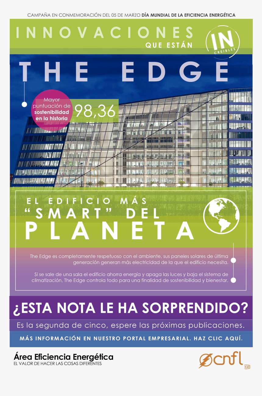 The Edge, The Most Sustainable And Intelligent Building, HD Png ...