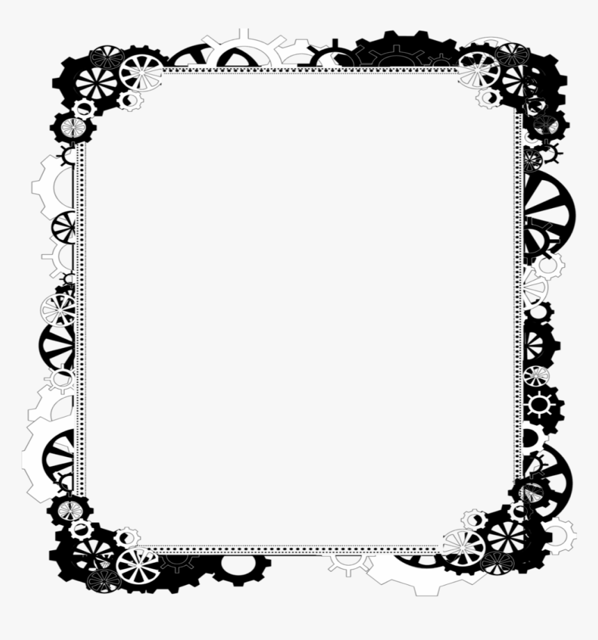 Black And White Frames And Borders, HD Png Download , Transparent Png ...