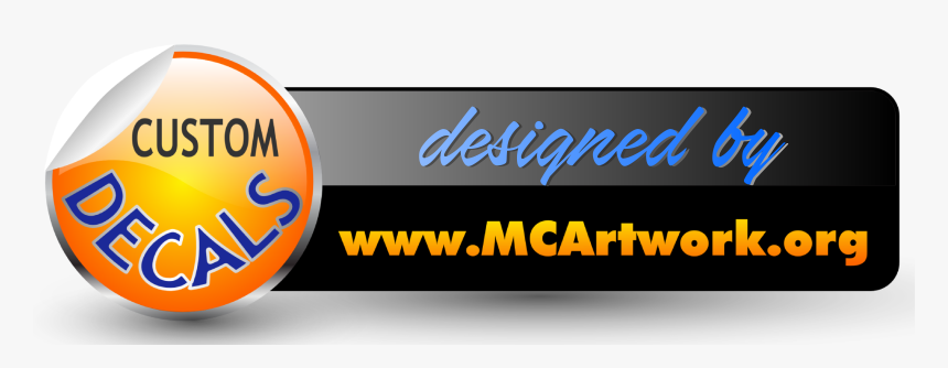 Mc Artwork Decals - Orange, HD Png Download , Transparent Png Image ...