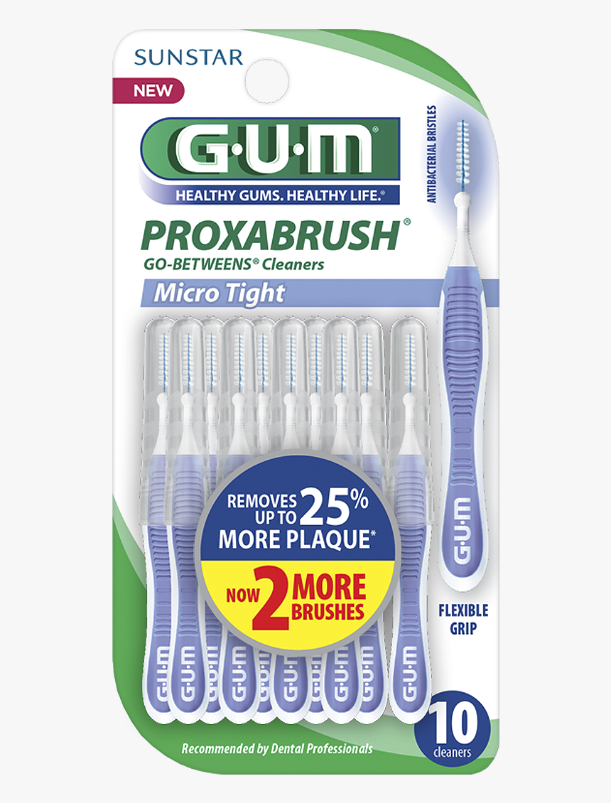 Gum® Go-betweens® Proxabrush® Cleaners, Micro Tight, - Gum Proxabrush ...