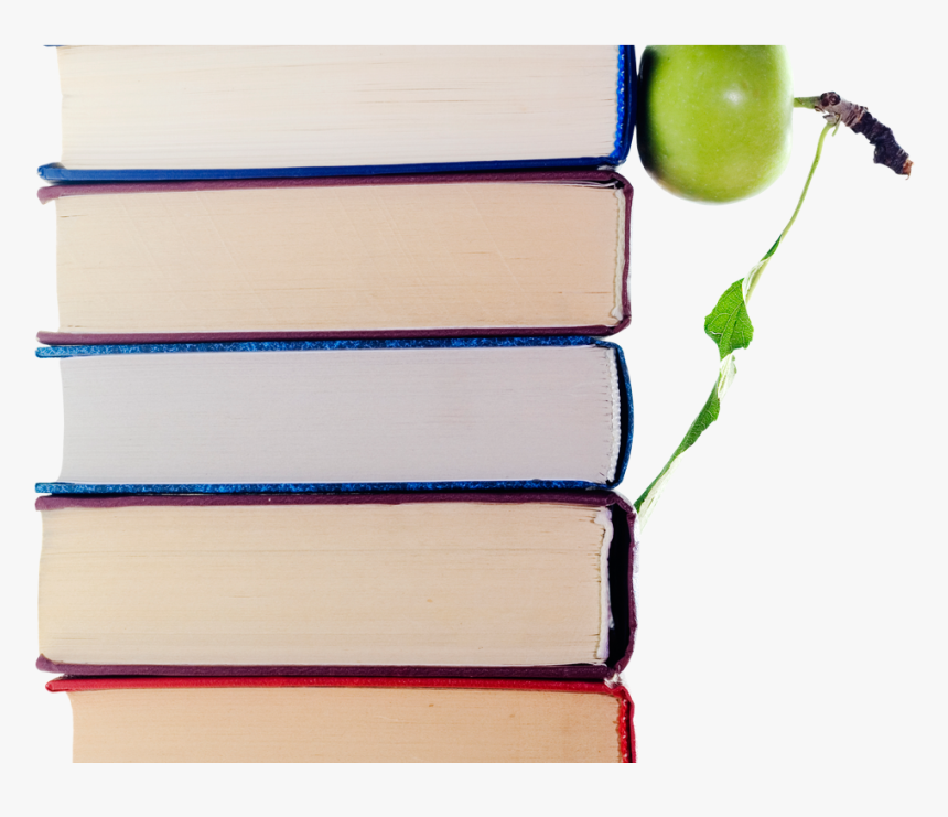 Stack Of Books Clipart Apple - Books Top View Png, Transparent Png ...