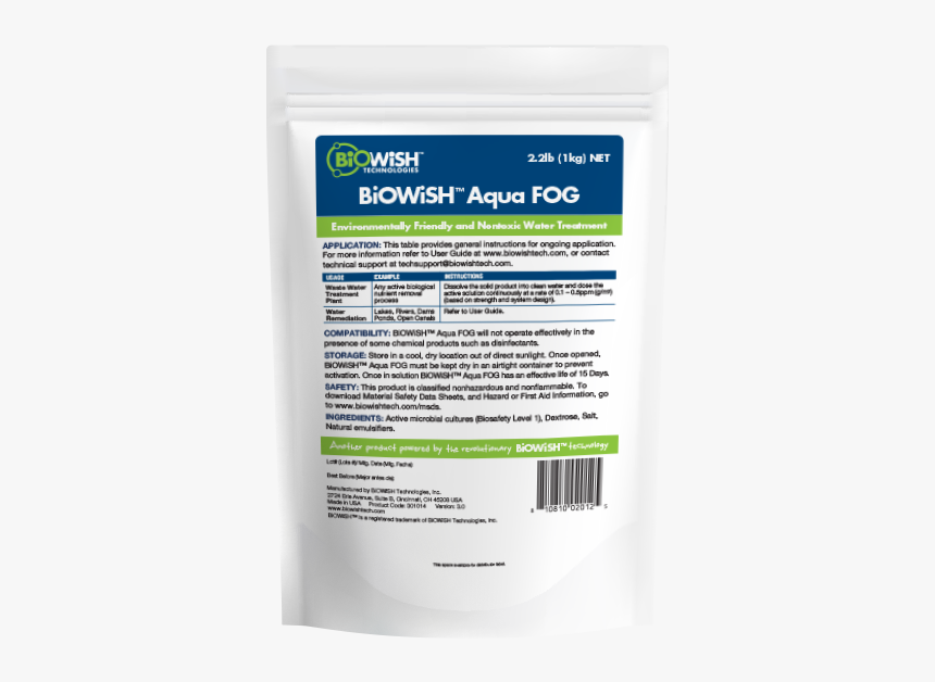 Aquafog Updated Package - Biowish Aqua Fog, HD Png Download ...