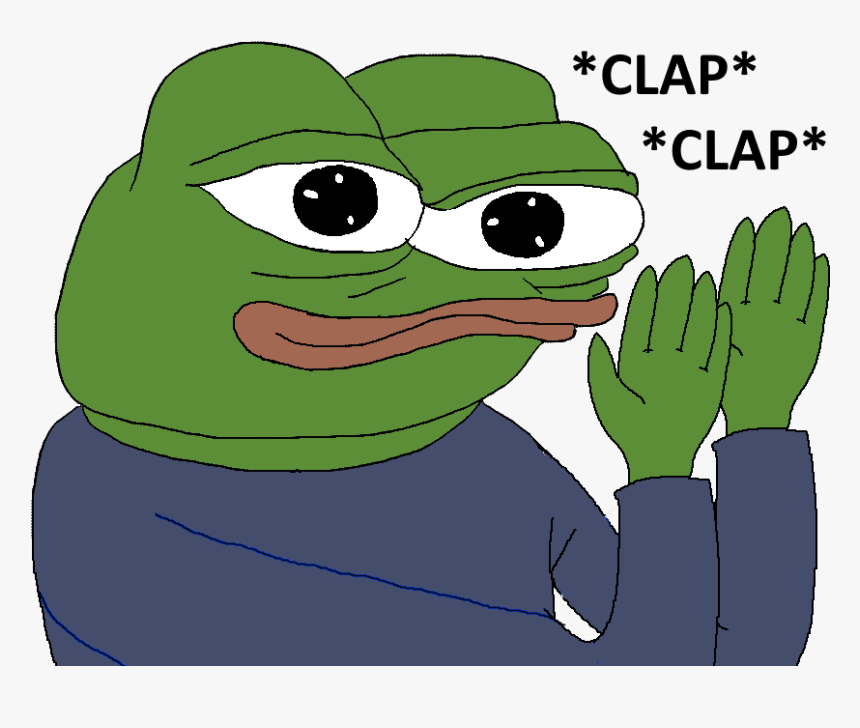 Pepe Clapping, HD Png Download , Transparent Png Image - PNGitem