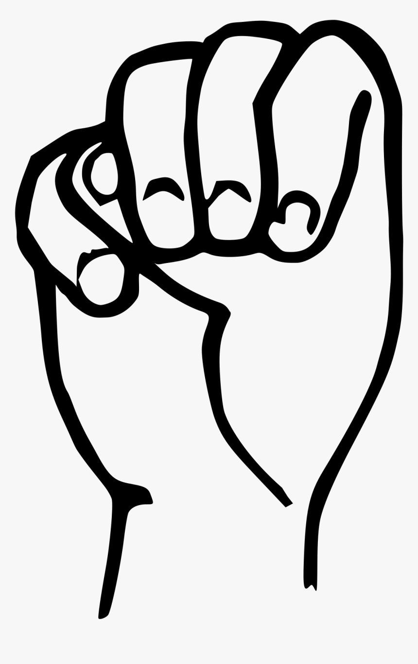 M American Sign Language, HD Png Download , Transparent Png Image - PNGitem