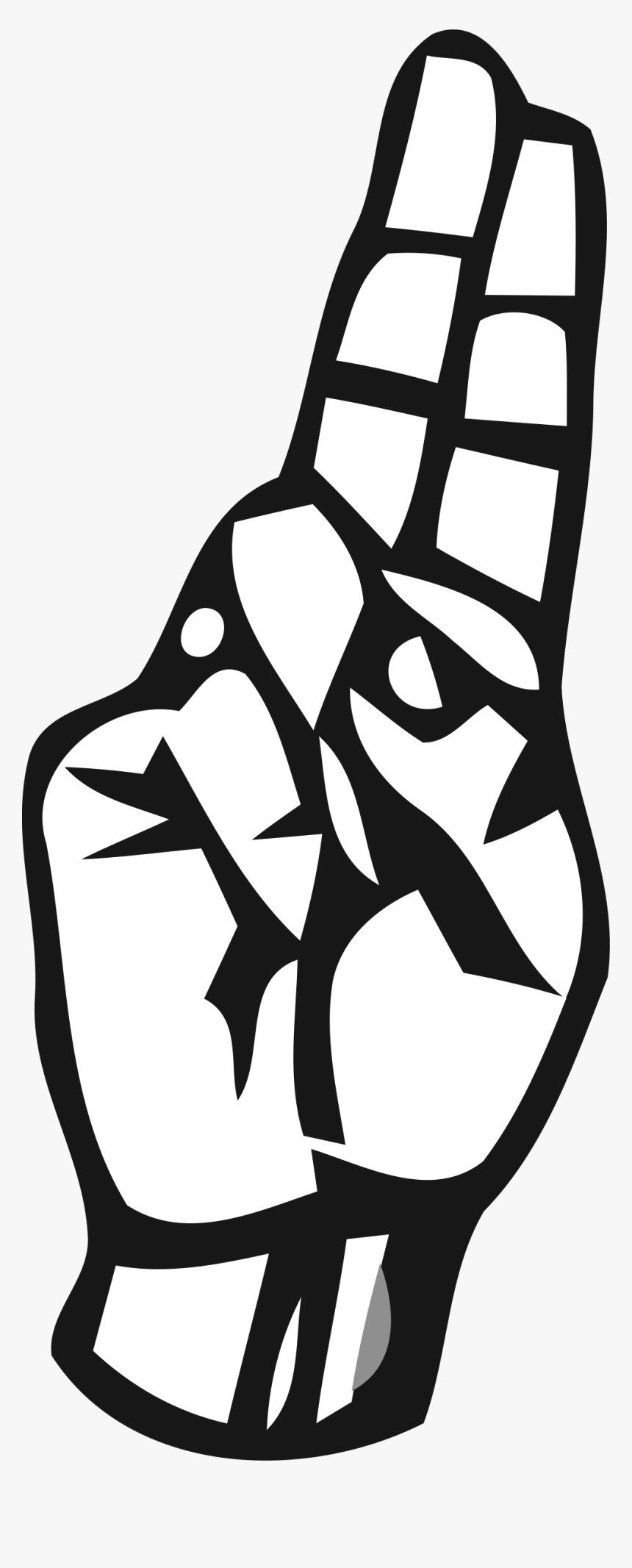 Bruh Sign Language Png Clipart , Png Download - U En Lenguaje De Señas ...