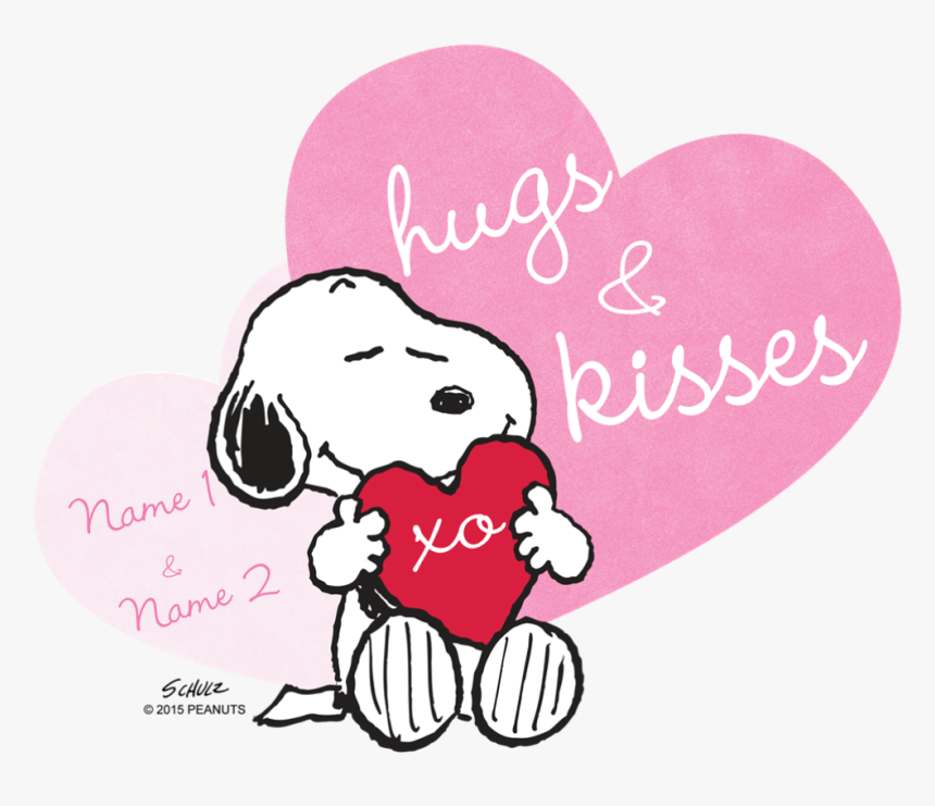 Snoopy Hugs And Kisses, HD Png Download , Transparent Png Image - PNGitem