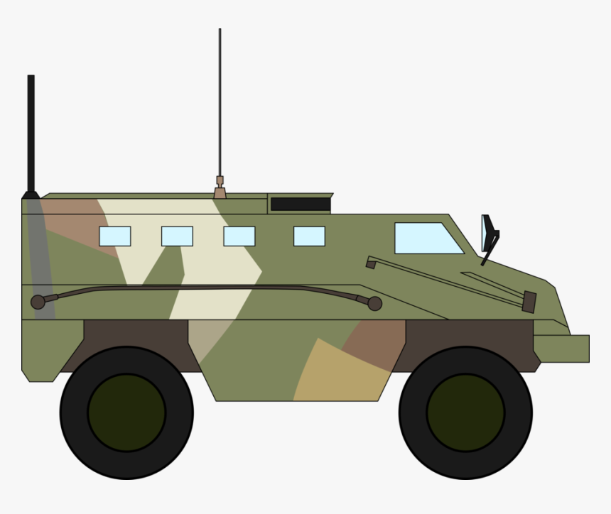 Soldiers Vector Humvee - Clipart Armoured Car, HD Png Download ...