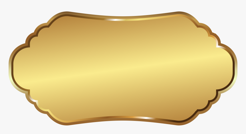 Gold Plate Png Image Freeuse Download - Gold Free Label Template ...
