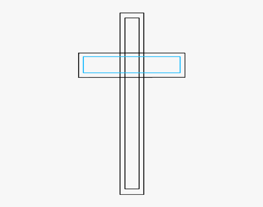 How To Draw Cross - Cross, HD Png Download , Transparent Png Image ...