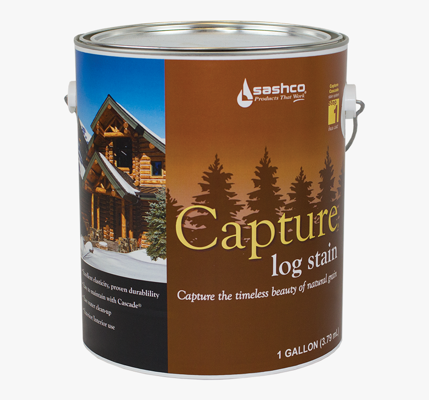 Capture Log Stain - Sashco Capture Capture Log Stain, HD Png Download ...