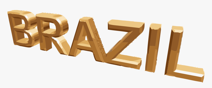 Word Clipart Block - Brazil In Big Letters, HD Png Download ...