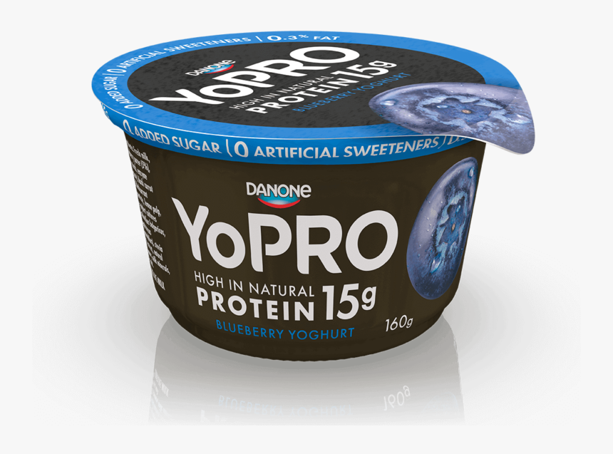 Danone Yopro Blueberry, HD Png Download , Transparent Png Image - PNGitem