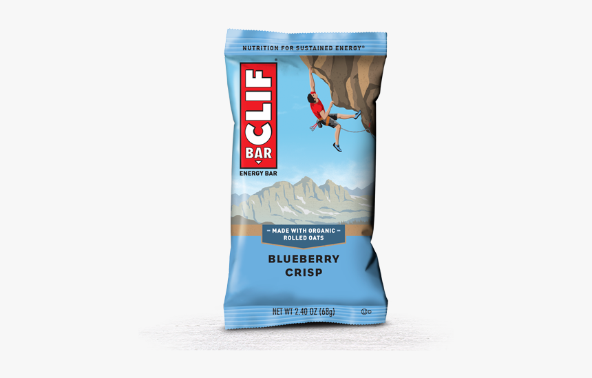 Blueberry Crisp Packaging - Clif Peanut Butter Banana, HD Png Download ...