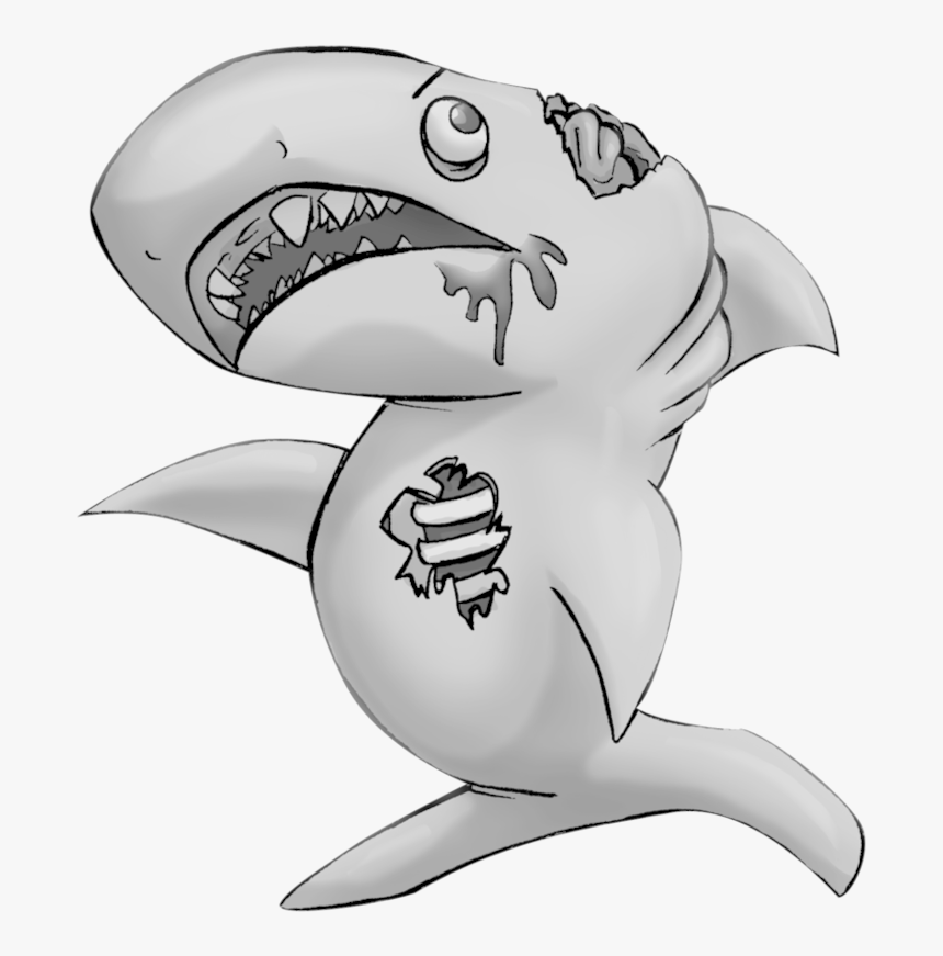 Cartoon Dead Shark