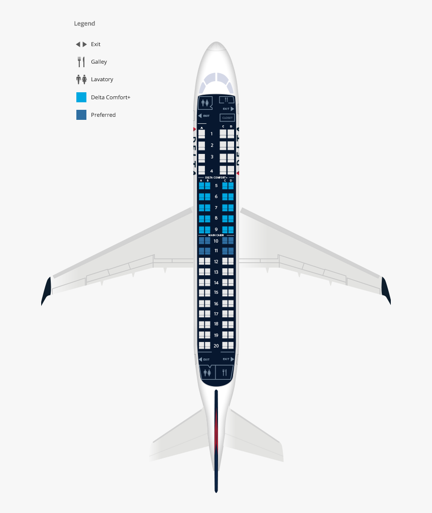 Boeing 737 900 Delta, HD Png Download , Transparent Png Image - PNGitem