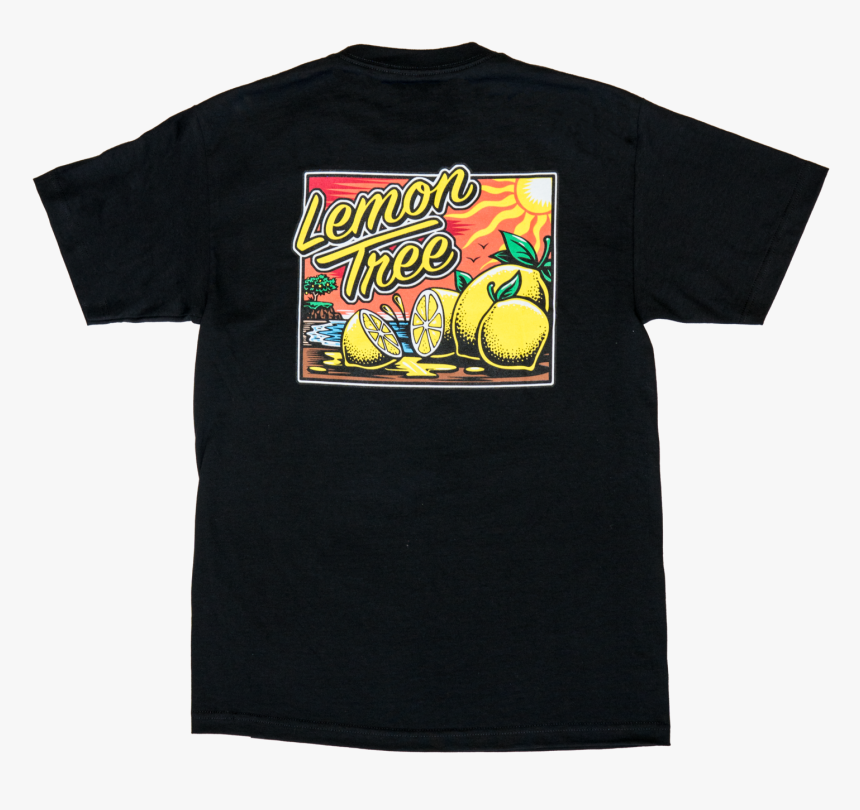 Lemon Tree Sunset Script T-shirt Class - T-shirt, HD Png Download ...
