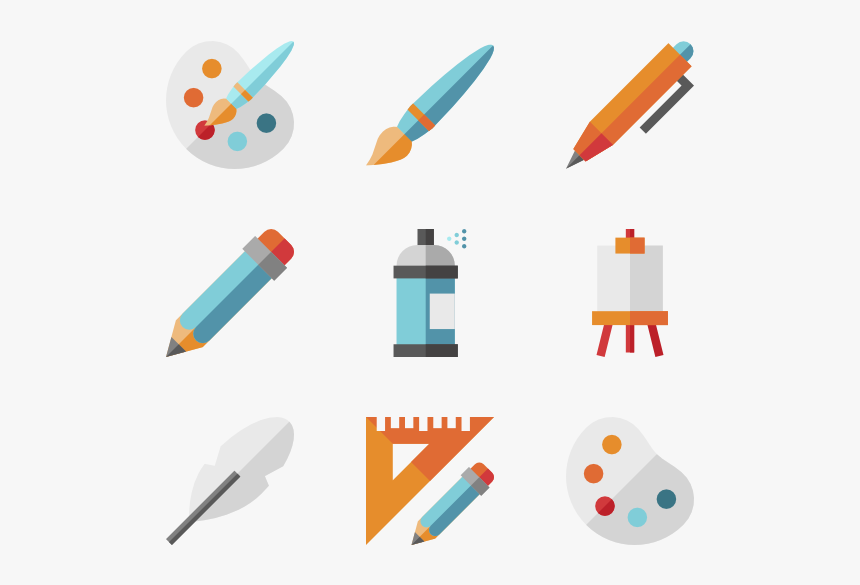 Art Paint Tool Icons, HD Png Download , Transparent Png Image - PNGitem