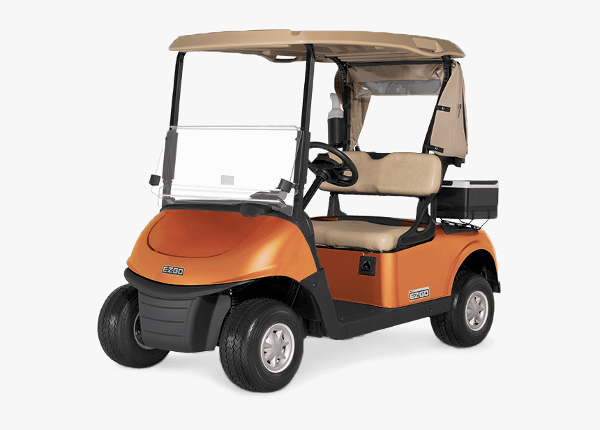 E Z Go Rxv Elite Golf Car In Sunburst Orange - Ez Go Rxv, HD Png ...