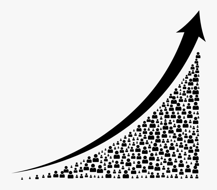 Transparent Arrow Pointing Up Png - Chart With Line Going Up Png, Png ...