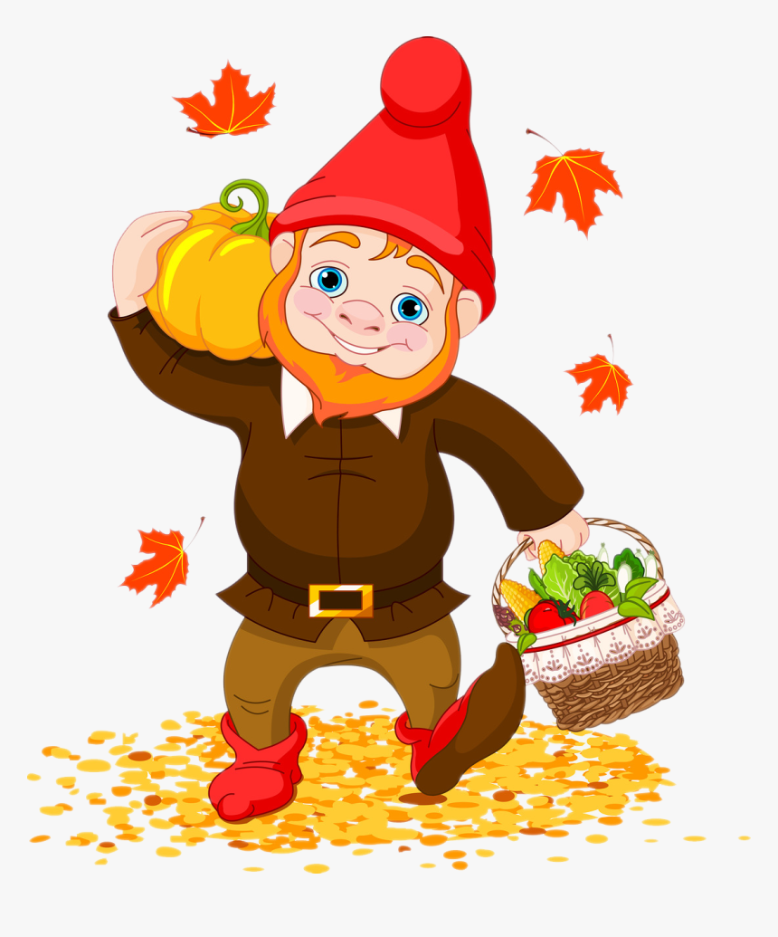 Garden Gnome Clip Art - Free Vector Garden Gnome, HD Png Download ...