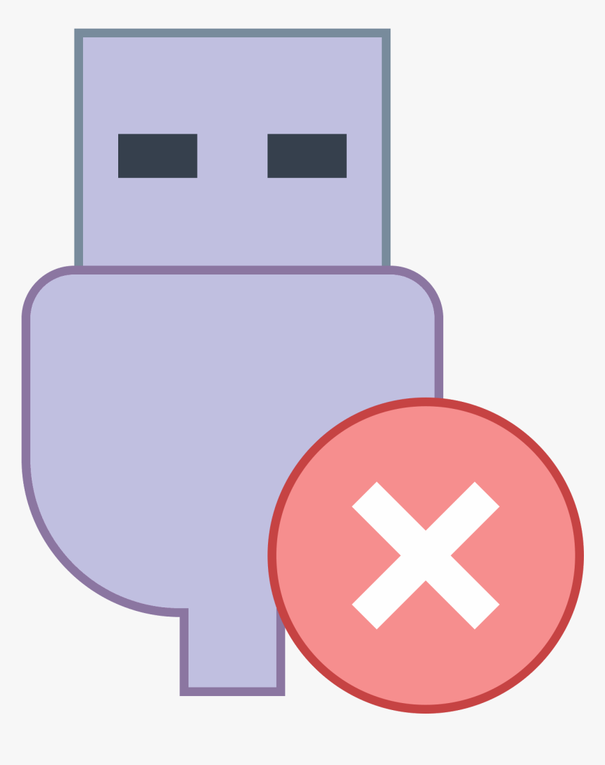 Usb Disconnected Icon, HD Png Download , Transparent Png Image - PNGitem