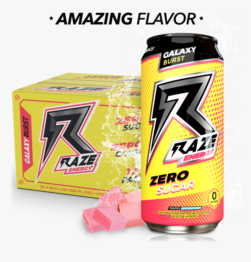 Repp Sports Raze Energy Drink Rtd Galaxy Burst - Raze Energy Drink, HD ...