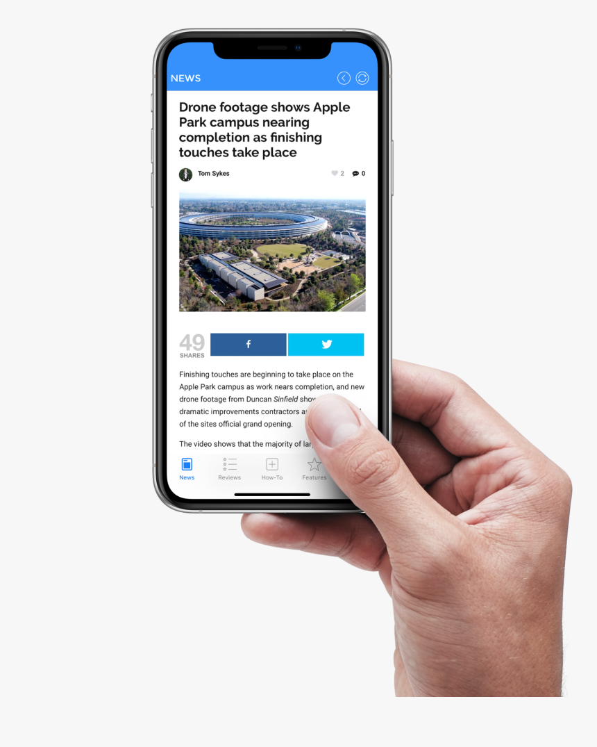 Transparent Iphone Lock Screen Png - News Article On Iphone, Png ...