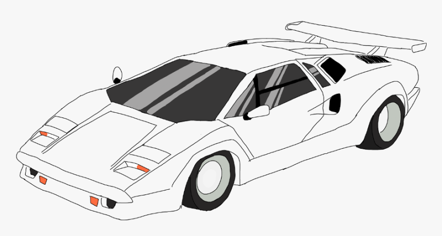 Transparent Lamborghini - Lamborghini Countach Png, Png Download ...