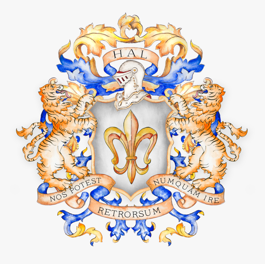 Tiger Family Crest Simple, HD Png Download , Transparent Png Image ...