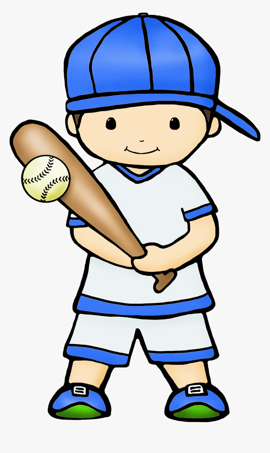 Cute Graphics By - Boy Playing Baseball Clipart, HD Png Download ...