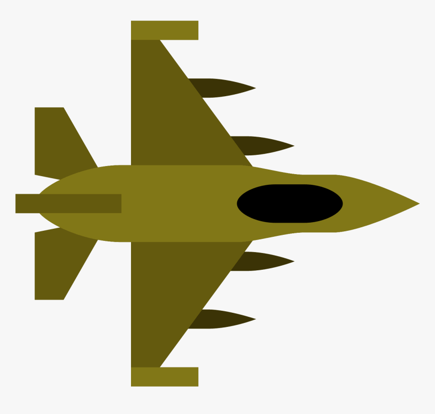 Avião De Caça Icon - Fighter Jet Birds Eye View, HD Png Download ...