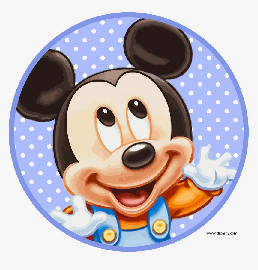 Pale Blue Mickey Clipart Png - 1st Birthday Mickey Mouse Blue ...