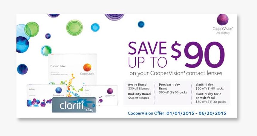 Coopervision Rebate Form 2017, HD Png Download , Transparent Png Image ...