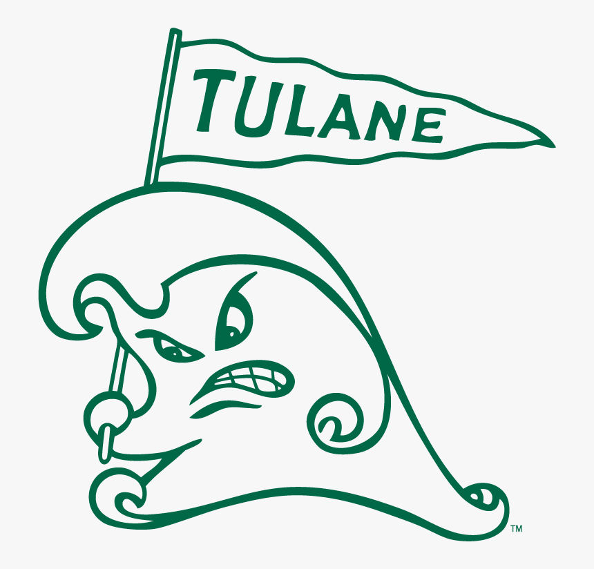 Transparent Lsu Clipart - Angry Wave Tulane Logo, HD Png Download ...