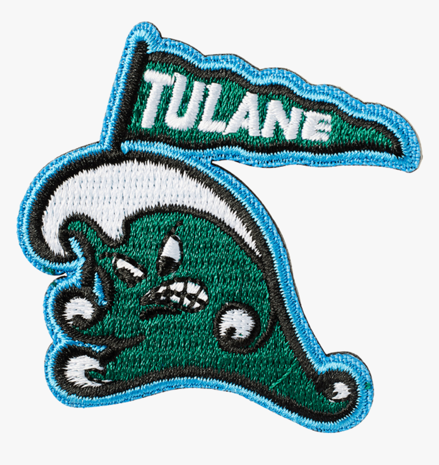 Tulane Wave With Flag Sticker Patch, HD Png Download , Transparent Png ...