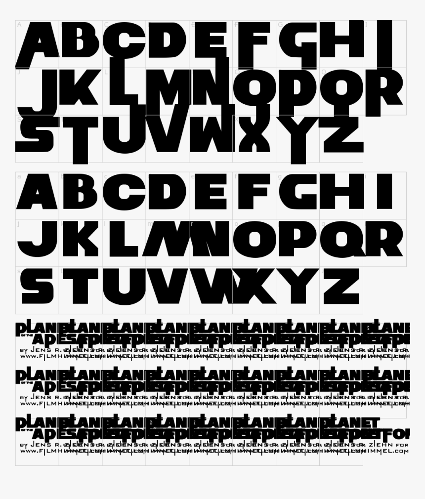 Planet Of Apes Font, HD Png Download , Transparent Png Image - PNGitem