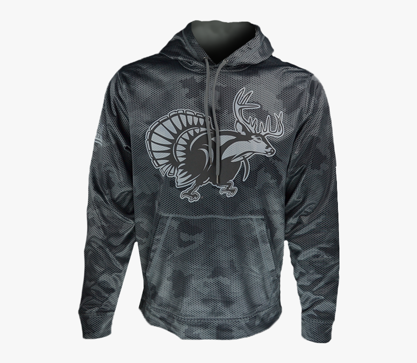 The Bearded Buck Apparel - Hoodie, HD Png Download , Transparent Png ...