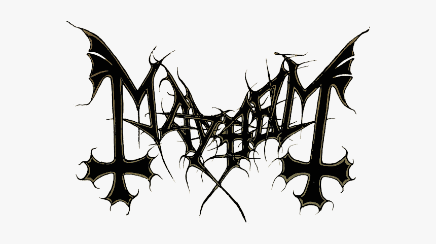 Logo Mayhem-logo - Mayhem Dawn Of The Black, HD Png Download ...