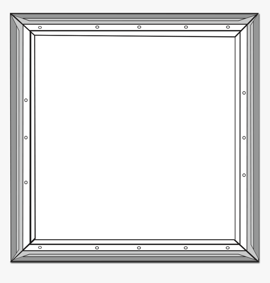 Mini Billboard Frame, - Project Borders Black And White, HD Png ...