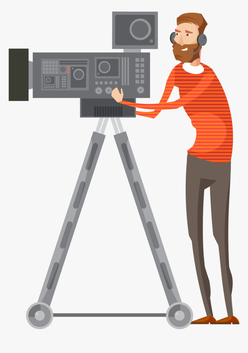 Cameraman Equipment, HD Png Download , Transparent Png Image - PNGitem