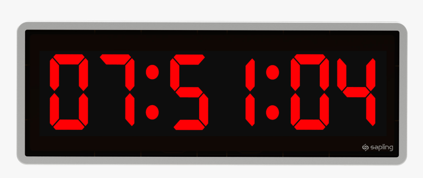 Digital Download Png Image - Digital Clock Transparent Background, Png ...
